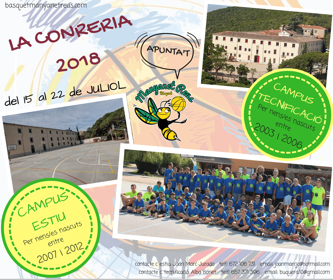 CAMPUS TIANA 2018 | Bàsquet Manyanet Reus